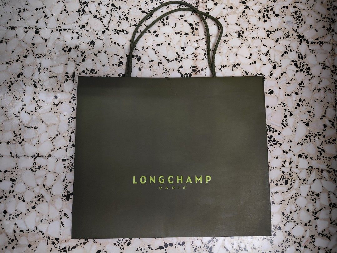 Longchamp Paper Bag, Everything Else on Carousell