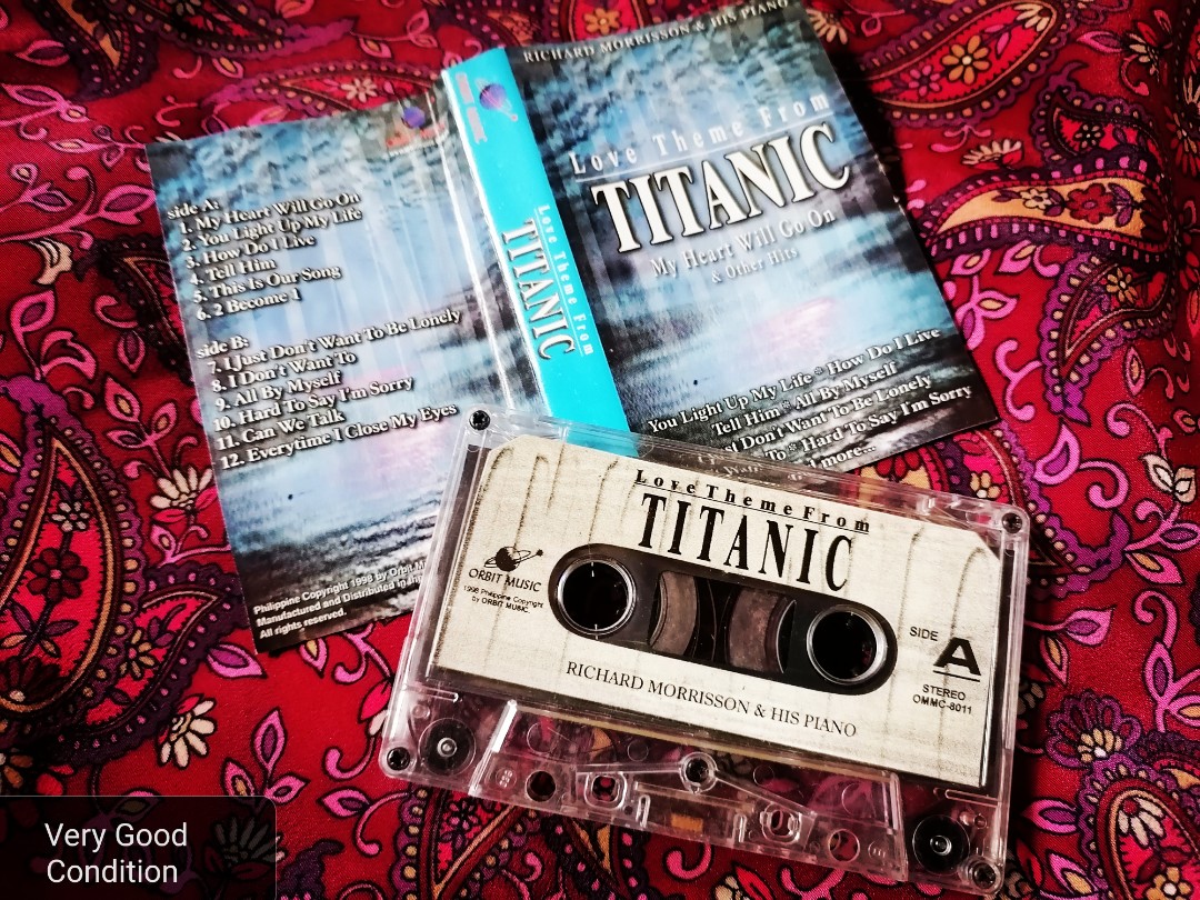 Love Theme From Titanic Cassette Tape Original Cassette Tapes Vintage ...