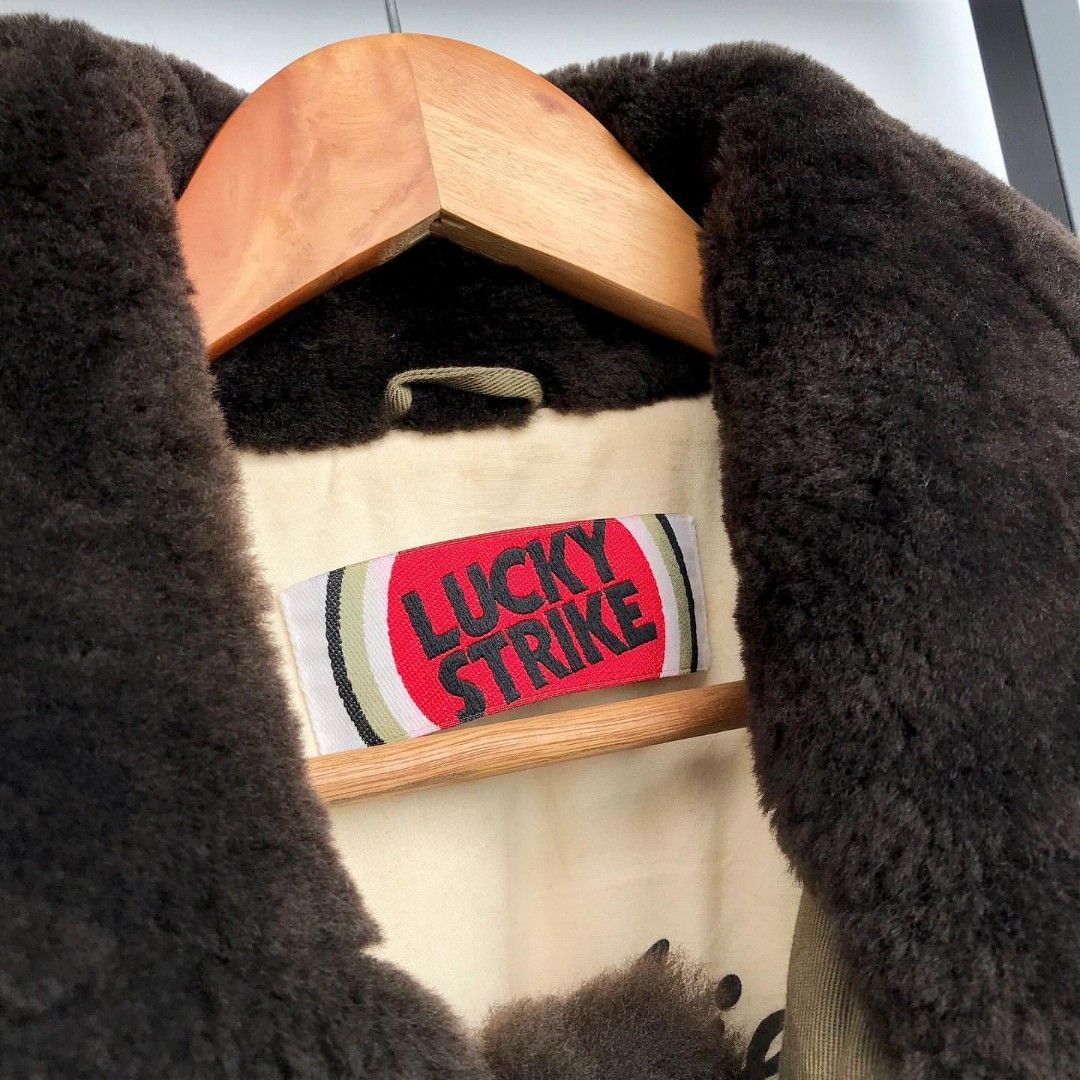 Lucky Strike B3 Cockpit USA Flight Bomber Jacket Thinsulate Original ...