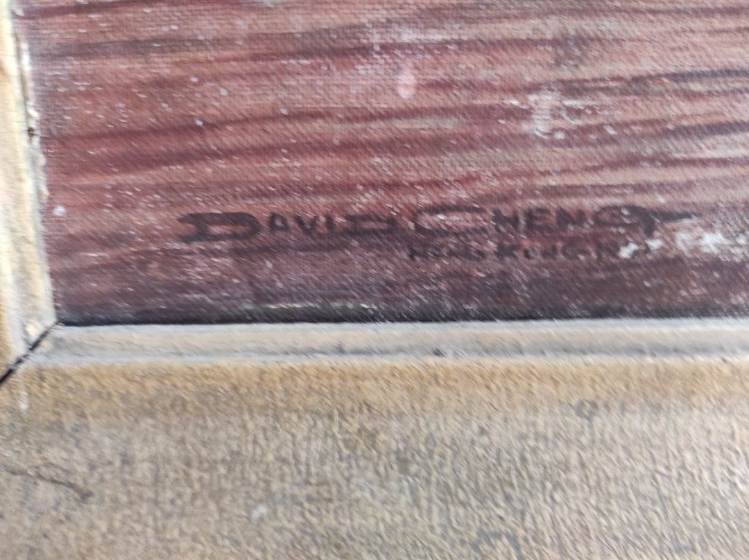 Lukisan David cheng Hongkong, Antik, Lainnya di Carousell