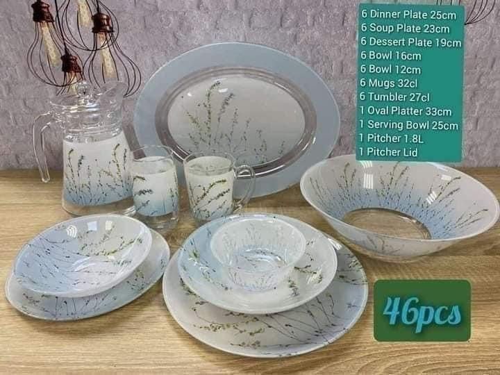 Luminarc dinning set, Furniture & Home Living, Kitchenware & Tableware, Other Kitchenware ...