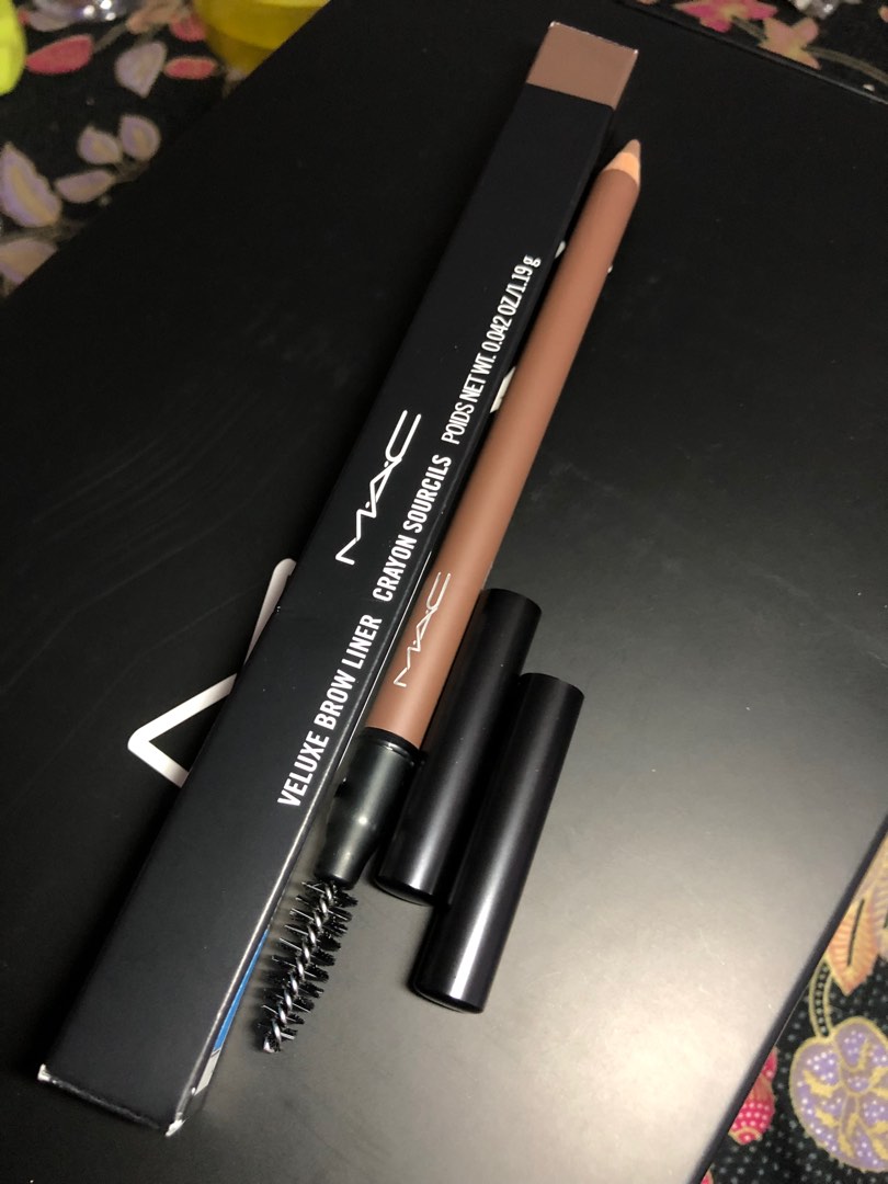 Mac brow liner 1.19g (deep dark brunette), Beauty & Personal Care, Face ...