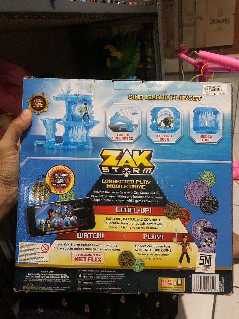 Mainan Figure Zak Storm Sino Island Playset original Bandai, Toys ...