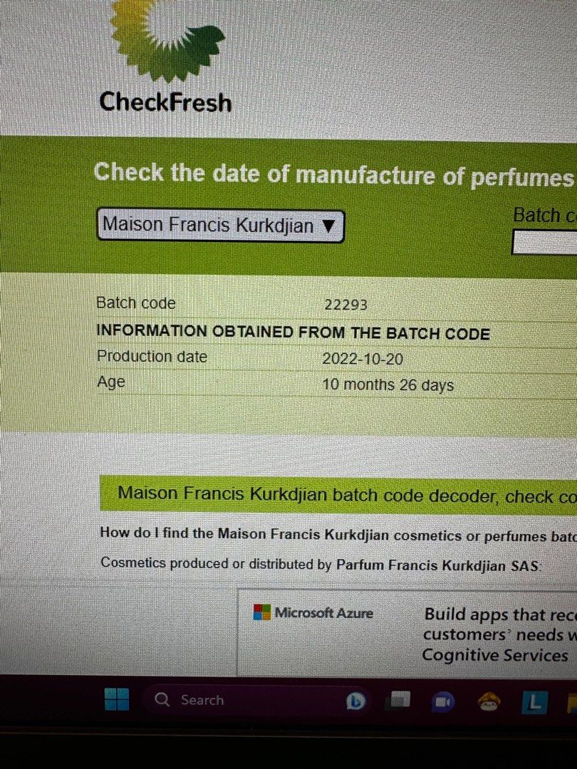 Maison Francis Kurkdjian Baccarat Rouge 540 (BR540) - 200ml, Beauty ...