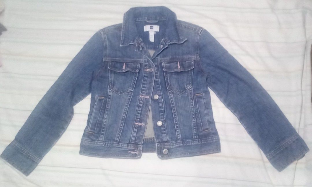 Maong Jacket, Women's Fashion, Coats, Jackets and Outerwear on Carousell