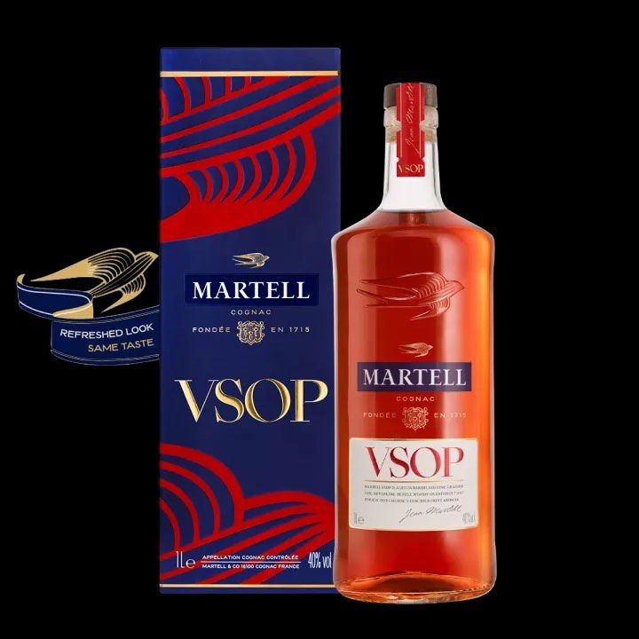 Martell Vsop 1 Liter, Food & Drinks, Alcoholic Beverages on Carousell