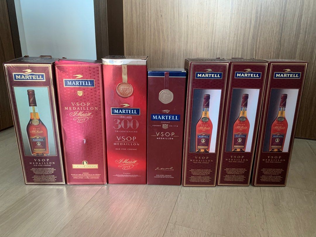 Martell VSOP bundle, Food & Drinks, Alcoholic Beverages on Carousell