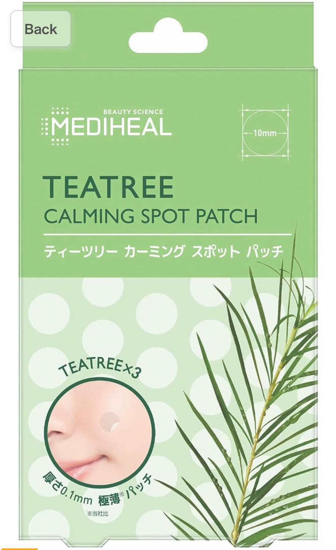 Original Mediheal Teatree Calming Spot Patch (60 patches), Beauty ...