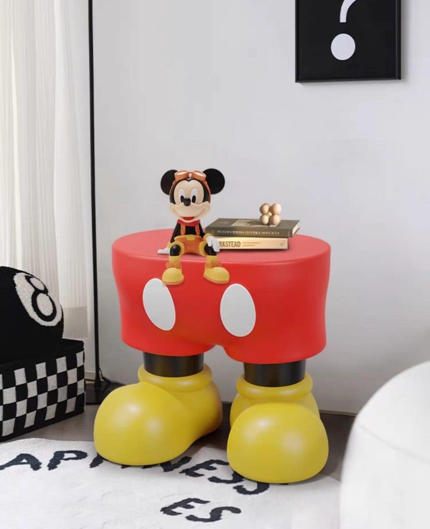 Mickey Design Side Table Sitting Stool Quality on Carousell
