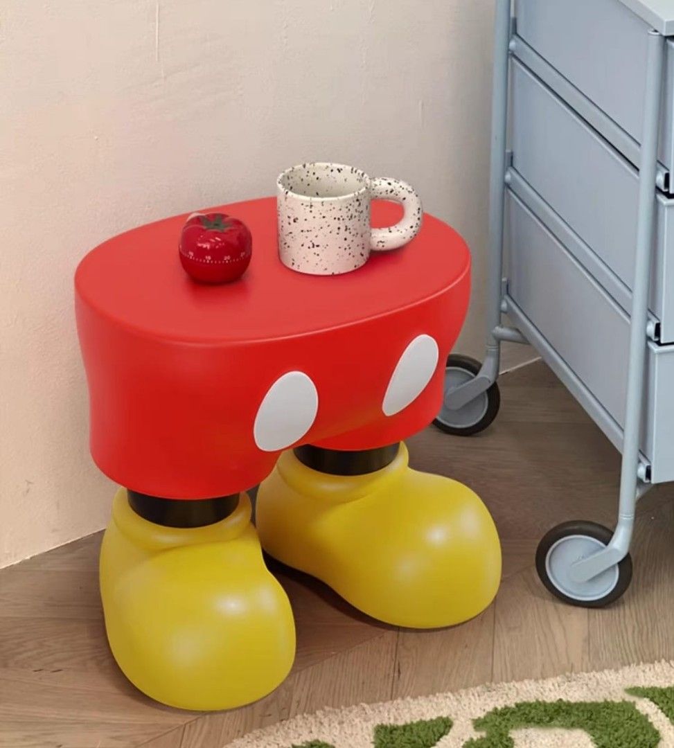 Mickey Design Side Table Sitting Stool Quality on Carousell
