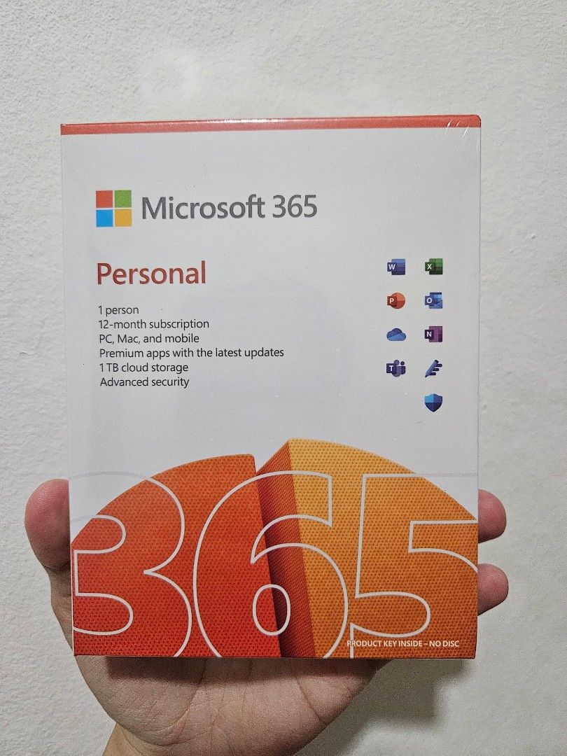 Microsoft 365 Personal (1 Year Subscription), Computers & Tech, Parts ...
