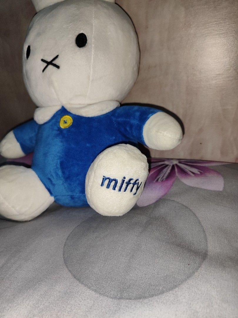 Miffy Blue #2 Plush Toy, Hobbies & Toys, Toys & Games on Carousell
