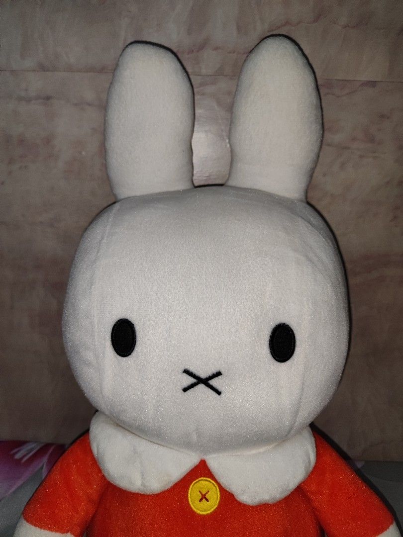 Miffy Red Plush Toy (BIG), Hobbies & Toys, Toys & Games on Carousell