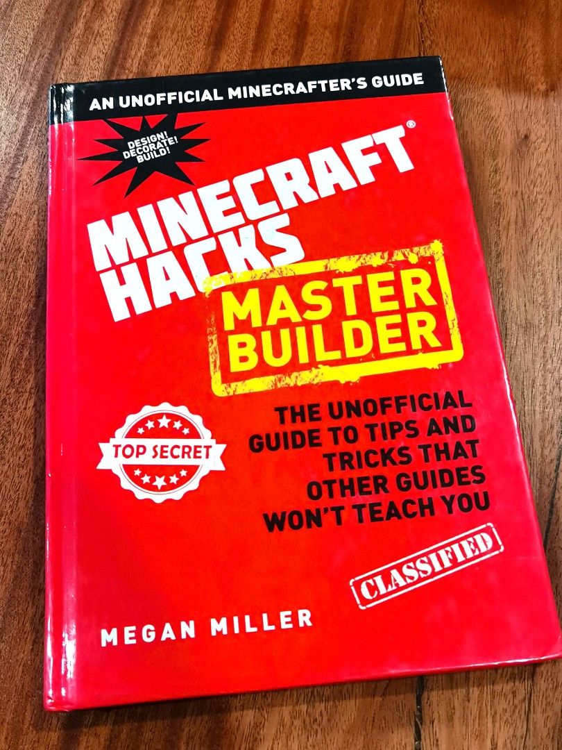 Minecraft Hacks Master Builder Unofficial Guides And Tricks Book Megan Miller, Hobbies & Toys ...