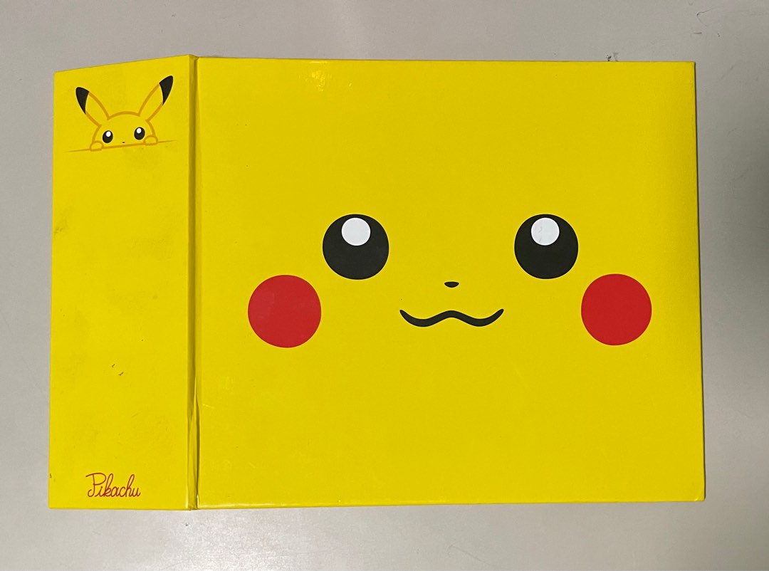 pikachu binder, Hobbies & Toys, Toys & Games on Carousell