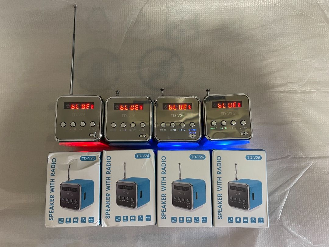 Mini Speaker with FM Radio Digital, TV & Home Appliances, Electrical ...