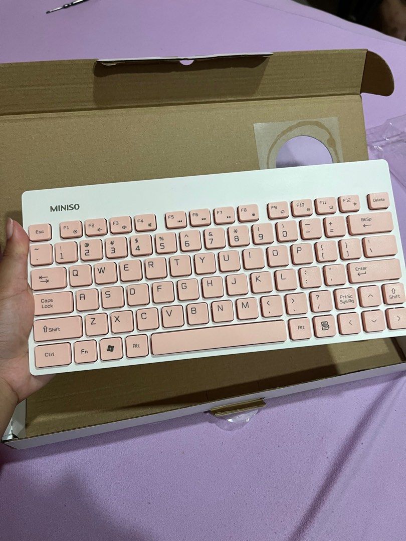 Miniso Keyboard and Mouse Set, Computers & Tech, Parts & Accessories, Computer Keyboard on Carousell