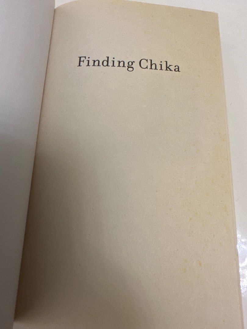 Mitch Albom - Finding Chika, Hobbies & Toys, Books & Magazines, Fiction ...