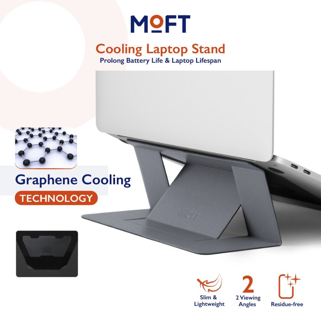 MOFT Laptop Stand Gen 2 with Heat Ventilation / Airflow Laptop Stand ...