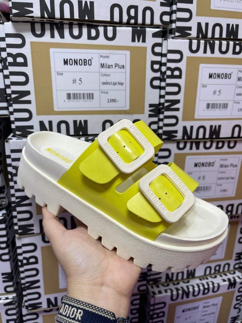 Monobo sandals, Women's Fashion, Footwear, Wedges on Carousell
