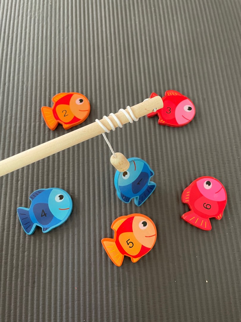Montessori Fishing & Counting Toy, Babies & Kids, Infant Playtime on ...