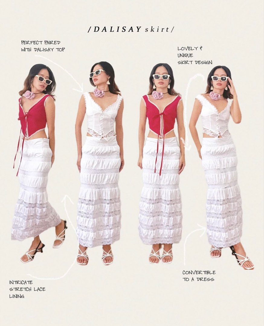 muli.mnl Dalisay Skirt S, Women's Fashion, Bottoms, Skirts on Carousell