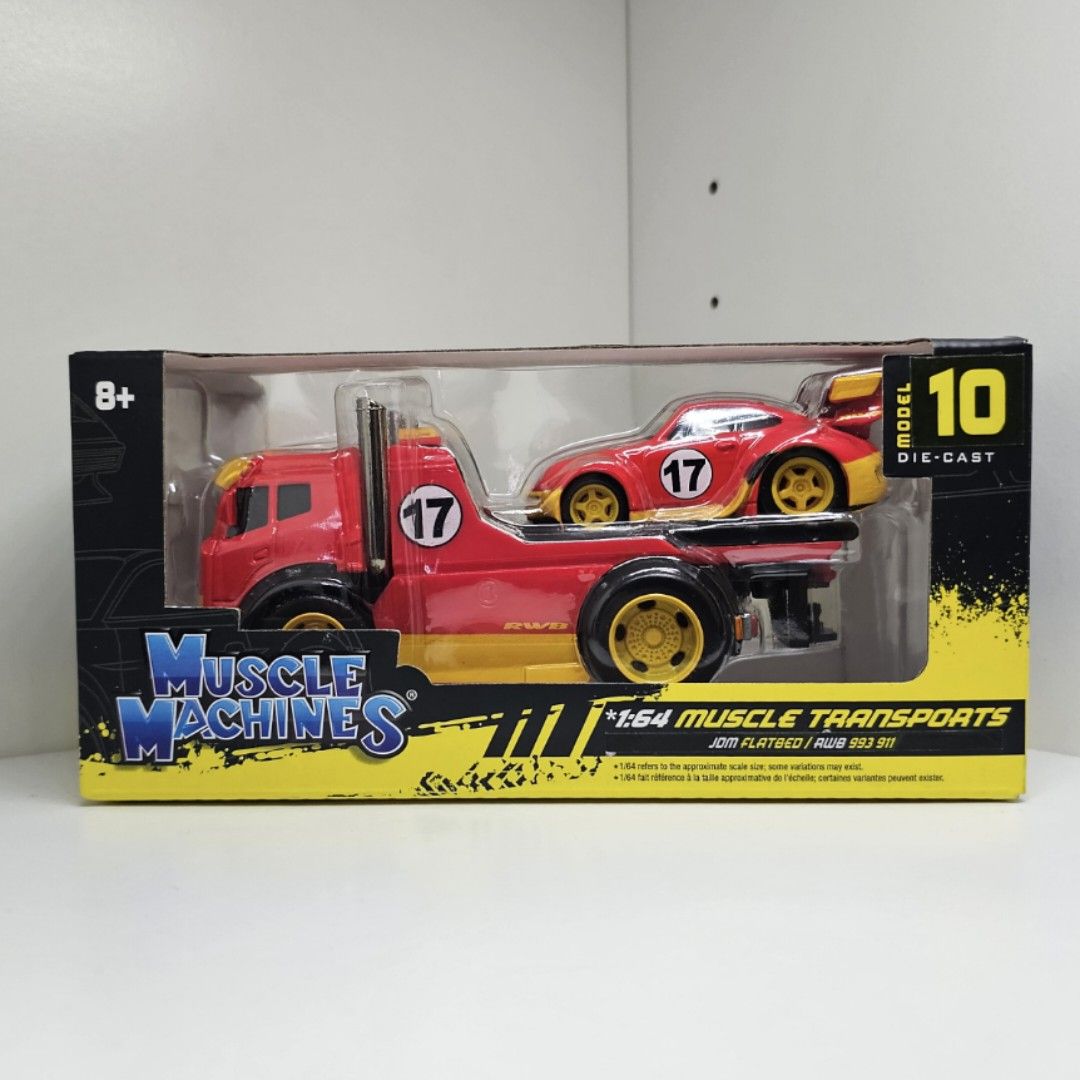 Muscle Machines 1:64 Muscle Transports JDM Flatbed / RWB 993 911 ...