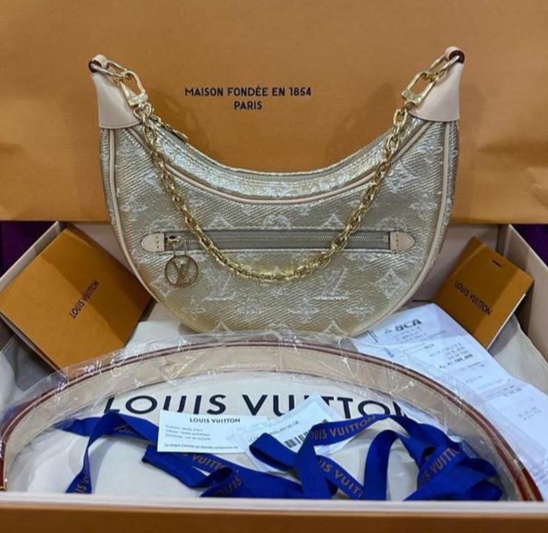 NBU LV Loop PM Mnglam Beige (pembelian agt 2023 full set) qc, Barang Mewah, Tas & Dompet di ...