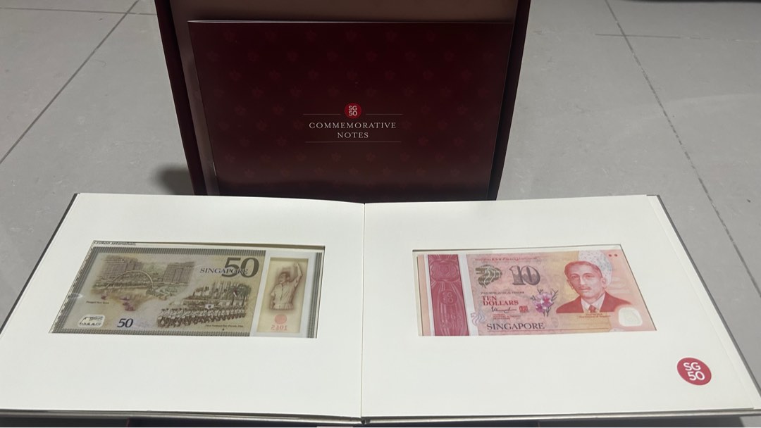 New SG50 Commemorative Notes, Hobbies & Toys, Memorabilia ...
