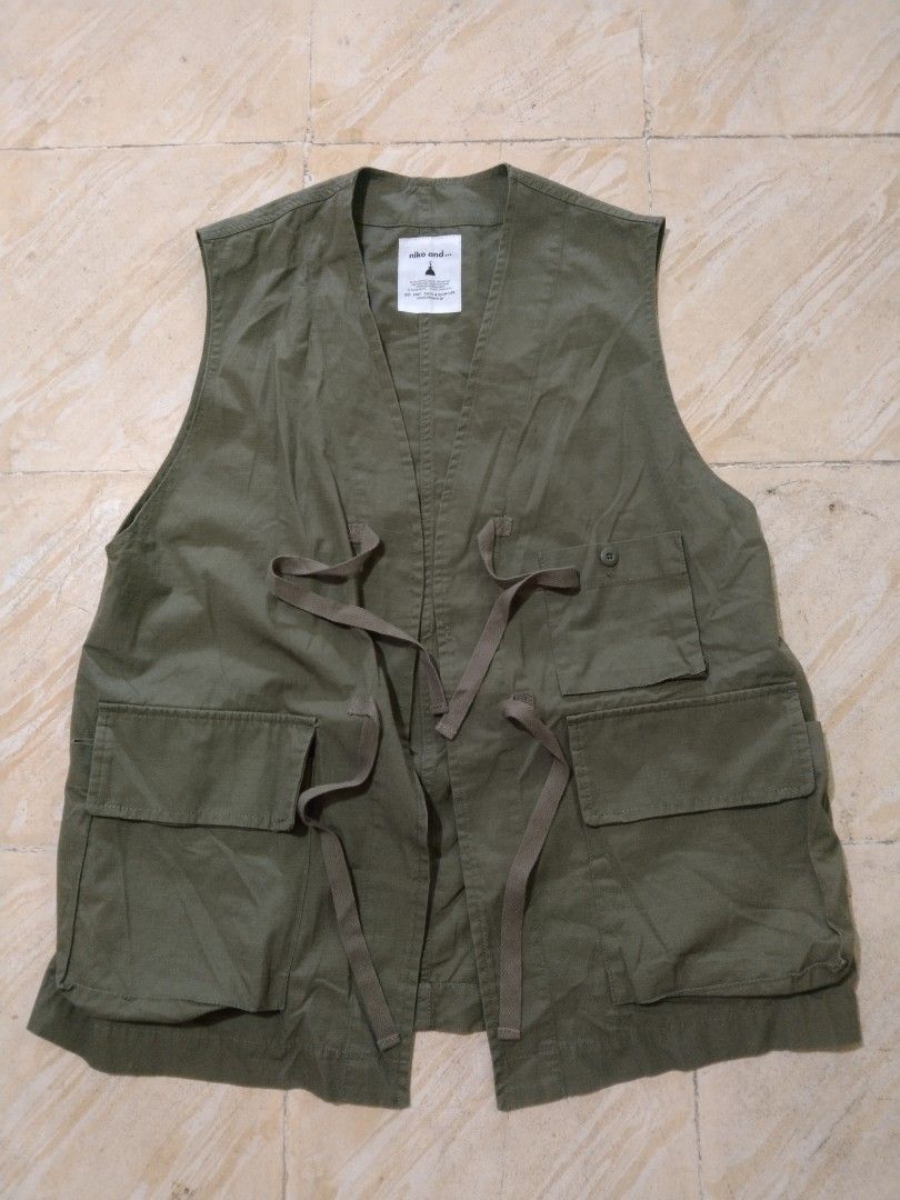 Niko And Vest Military Colorway, Men's Fashion, Tops & Sets, Vests on ...