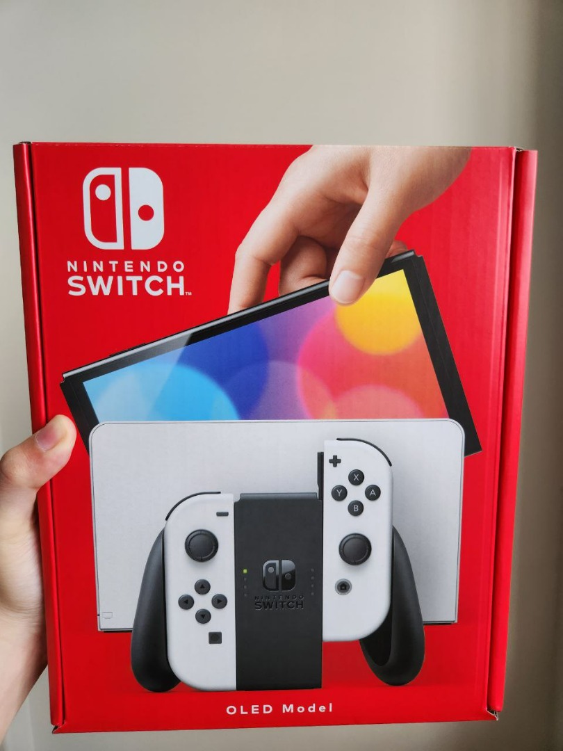 Nintendo Switch OLED Model (White), Video Gaming, Video Game Consoles ...