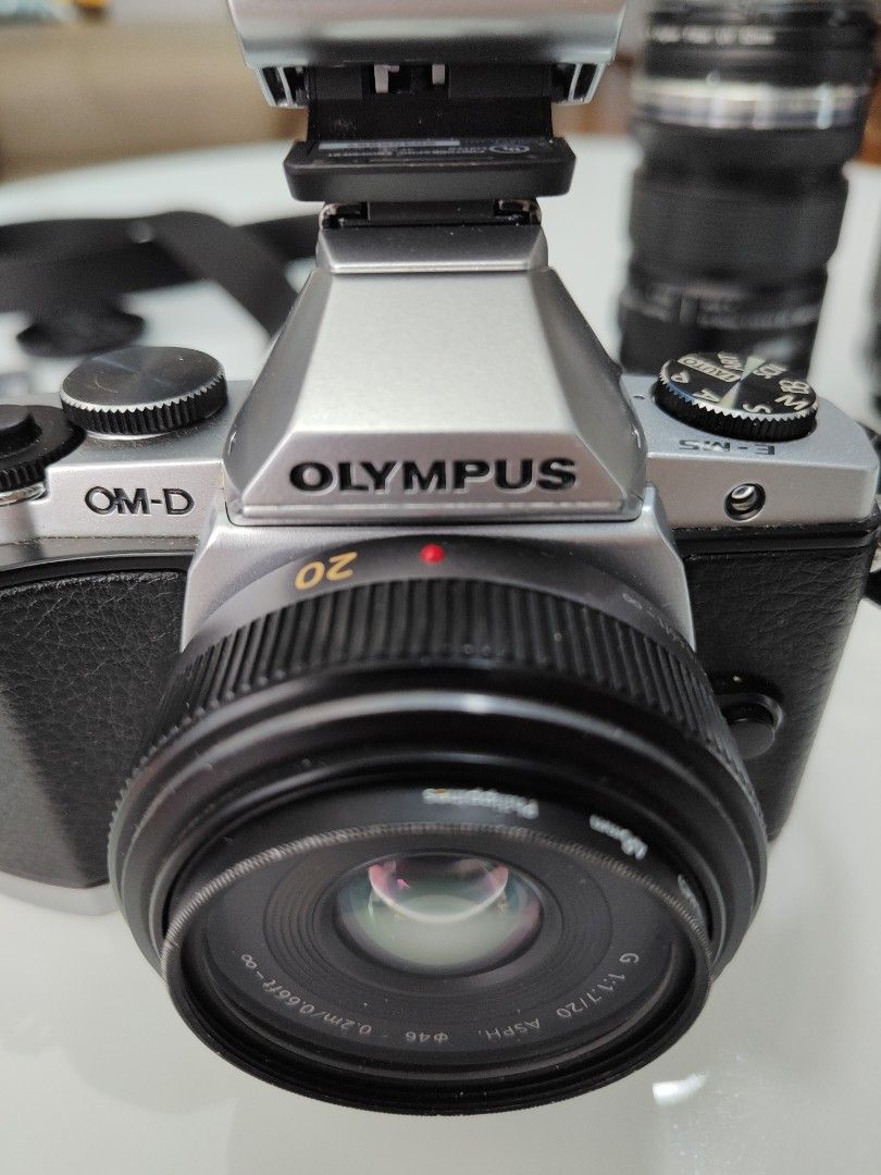 Olympus OMD EM5 Mk I with 5 lenses, Photography, Cameras on Carousell