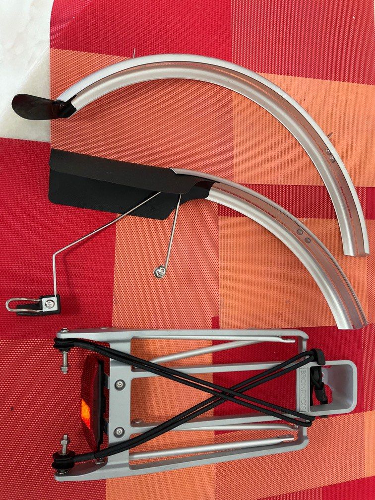 Original Brompton rear rack & fenders, Sports Equipment, Bicycles ...