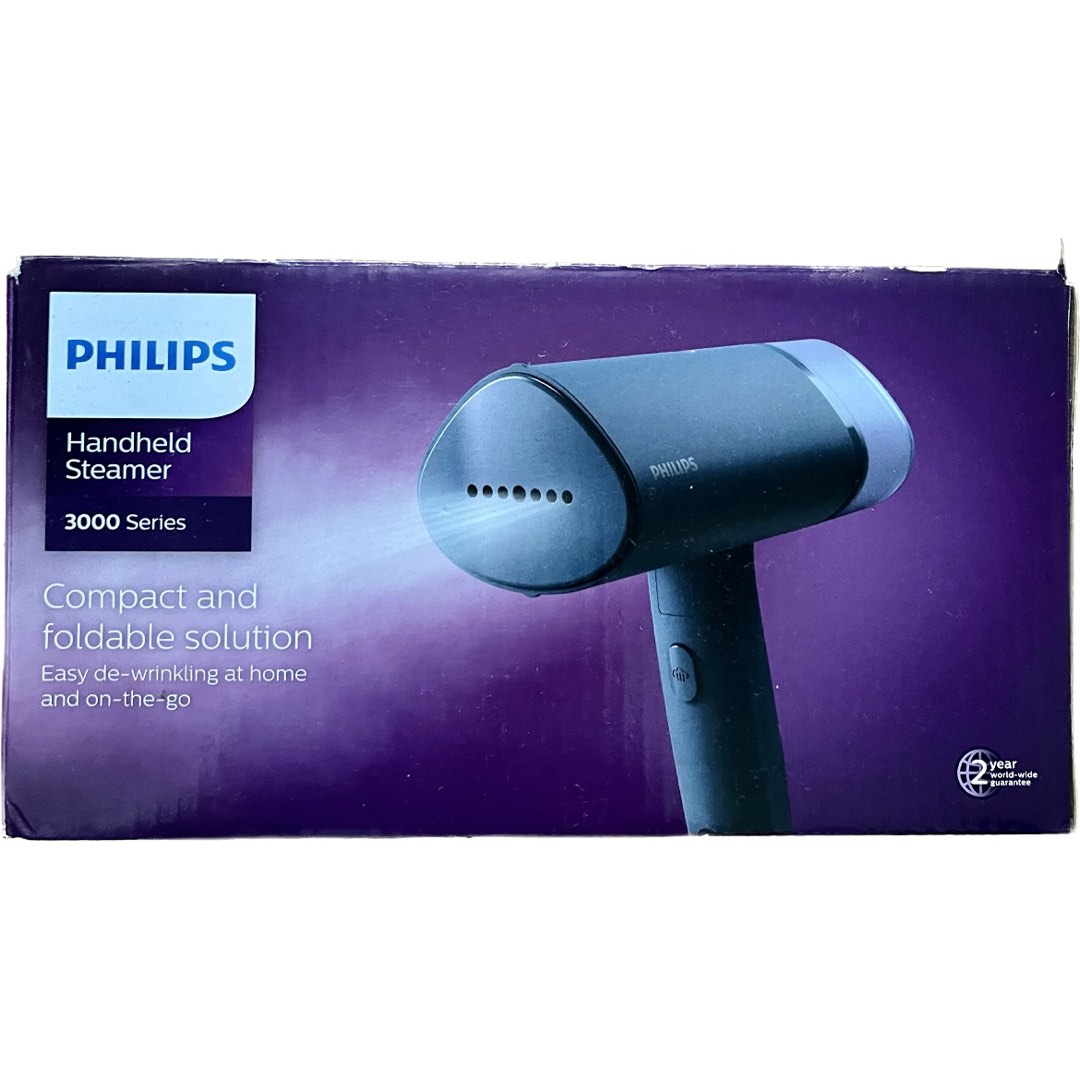 PHILIPS 飛利浦 STH3000/26 手提式蒸氣掛熨機 熨斗 iron steamer, 家庭電器, 熨斗及掛熨機 - Carousell