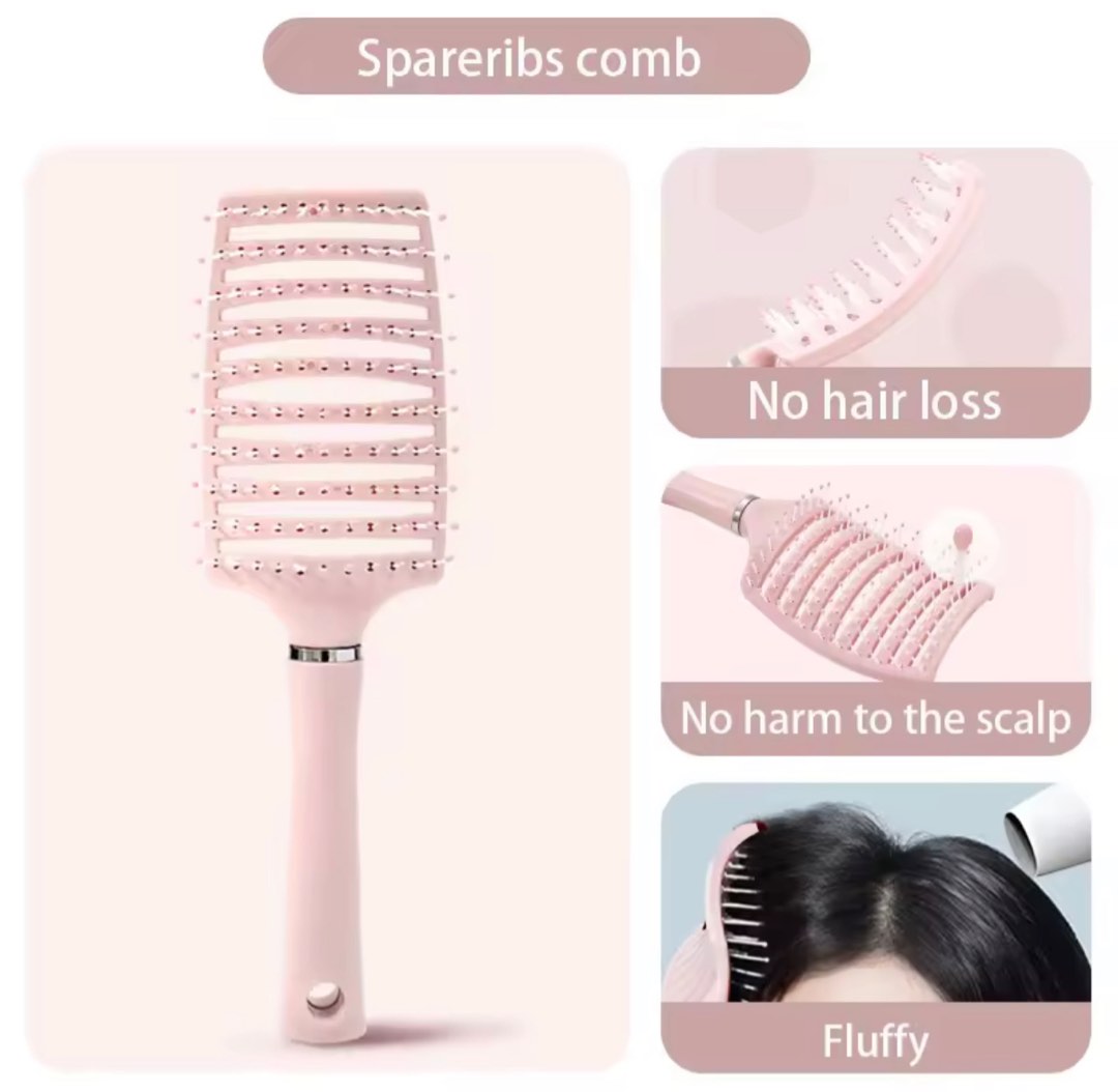 Voluminizing curved vent comb, Beauty & Personal Care, Hair on Carousell