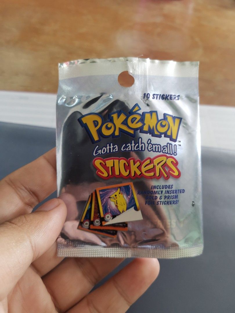 Pinsir G03 Gold Prism Holo Pokemon 1999 Artbox Sticker, Hobbies & Toys ...
