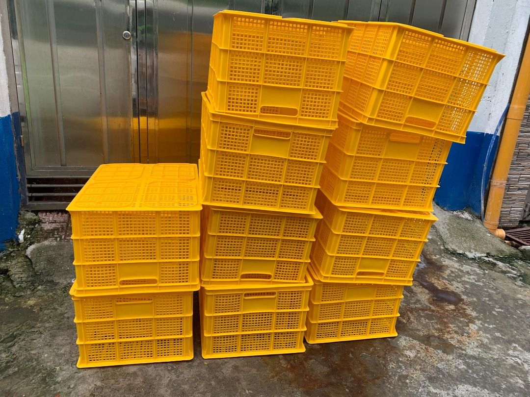 PLASTIC JUMBO CRATES, Furniture & Home Living, Home Improvement ...