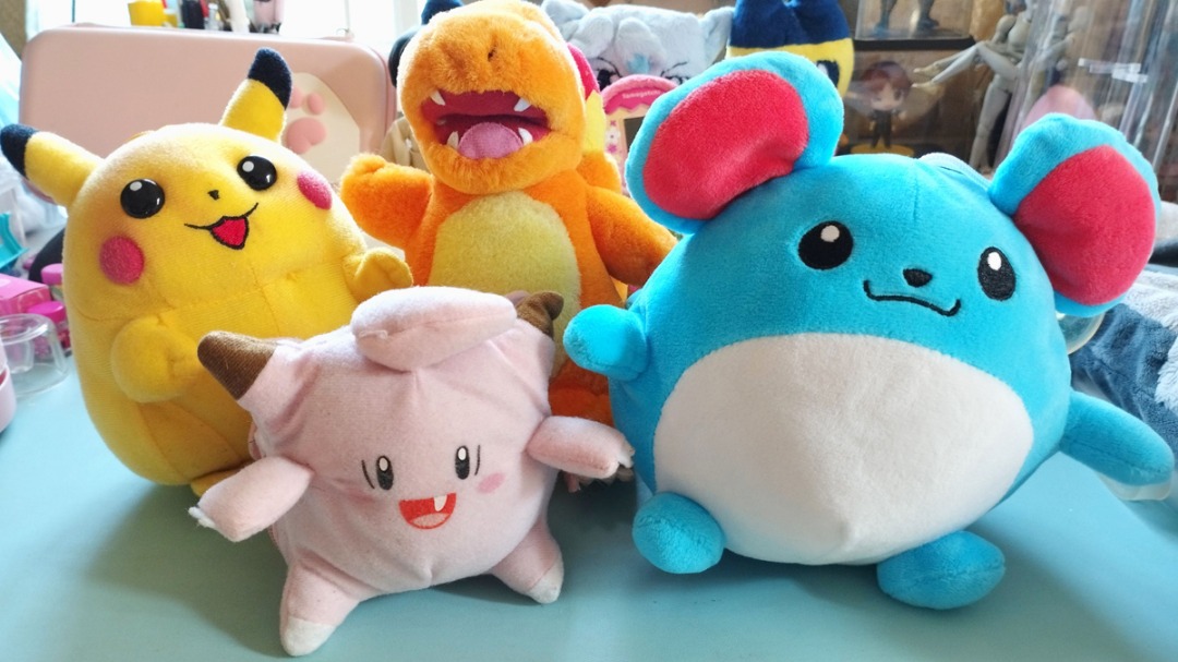 Pokemon Cute Plushie Plush Soft Toy - Pikachu, Charmander, Clefairy ...
