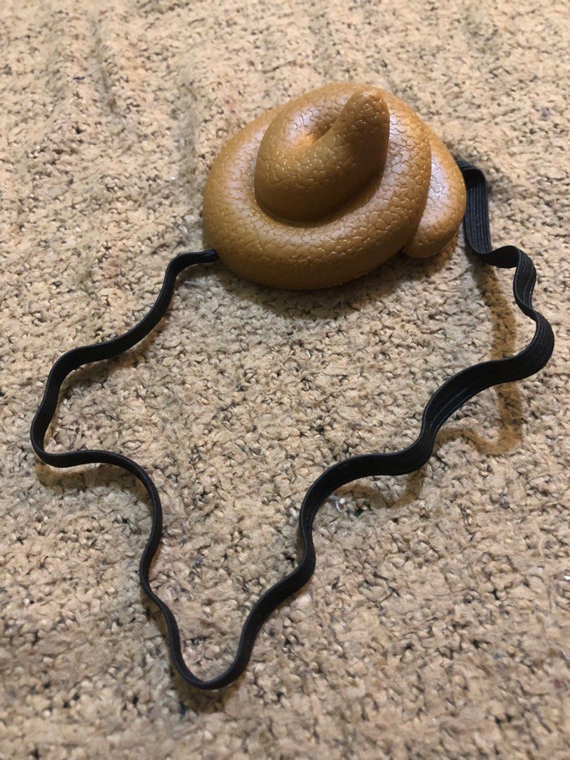 Poop head rubber head costume, Hobbies & Toys, Toys & Games on Carousell