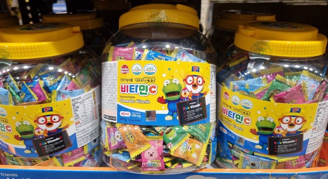 Pororo&Friends Chewable Vit. C, Food & Drinks, Packaged & Instant Food ...