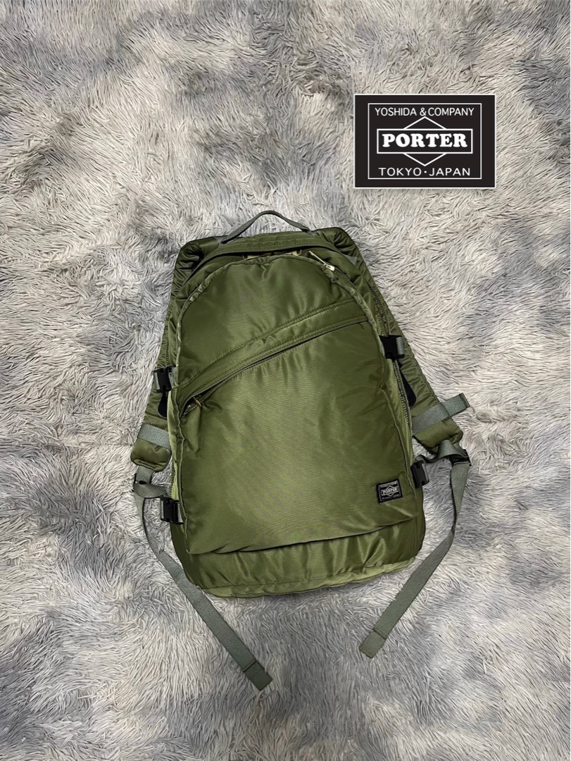 PORTER SageGreen Tanker Backpack, Men's Fashion, Bags, Backpacks on ...