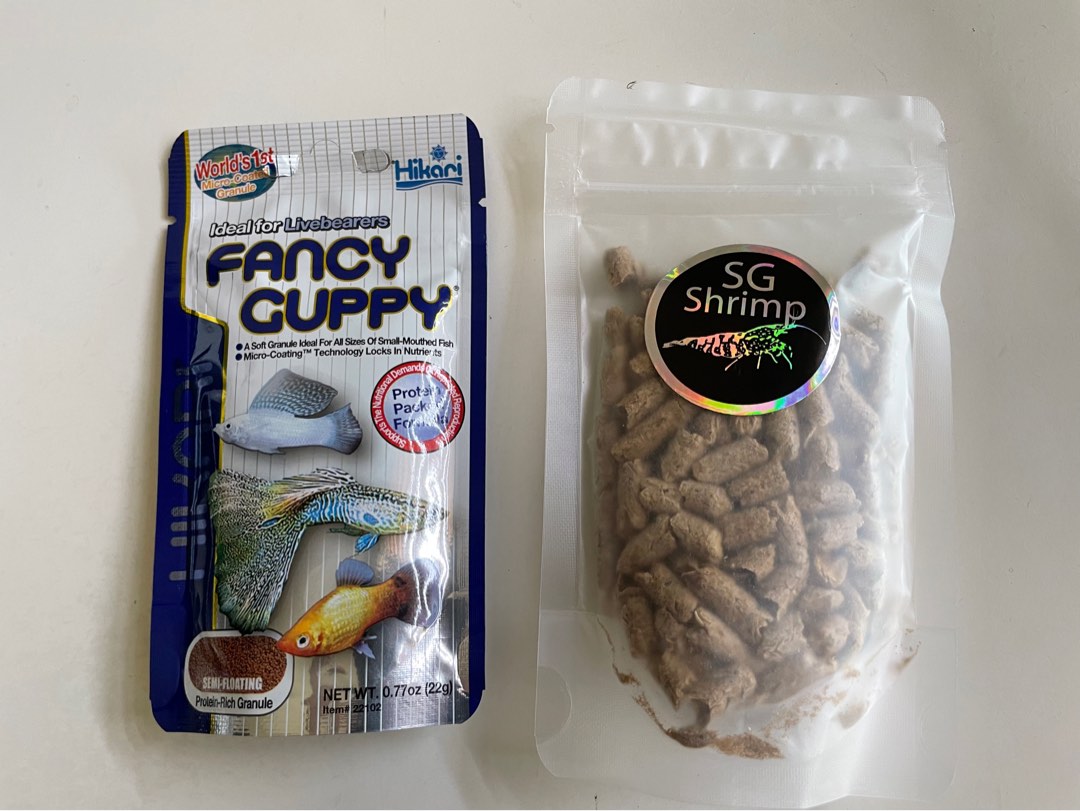 Premium Snow Flake & Hikari Fancy Guppy, Pet Supplies, Pet Food on ...