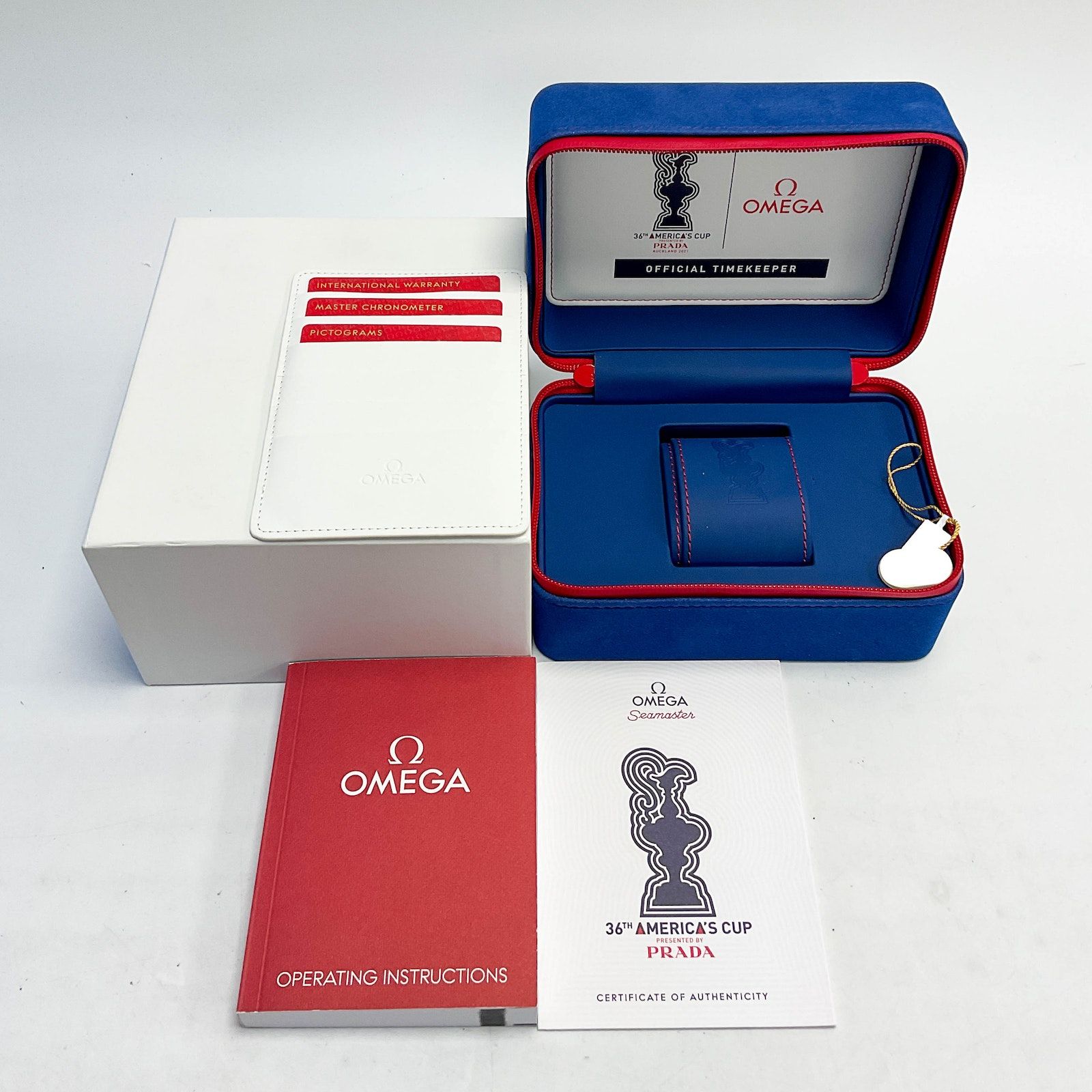 Pre-Owned Omega Seamaster Planet Ocean 600M Americas Cup Lim, Luxury ...