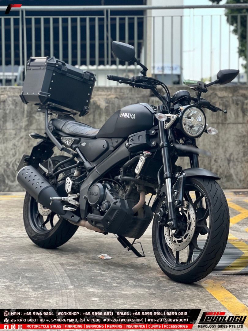 PRE-OWNED SPECIAL ! YAMAHA XSR155 WITH ALU TOP BOX ! YAMAHA XSR 155 ...