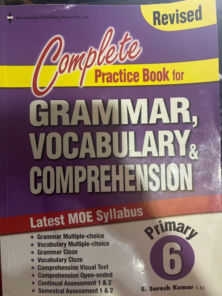 Primary 6 [P6] English Grammar, Vocabulary & Comprehension Practice ...