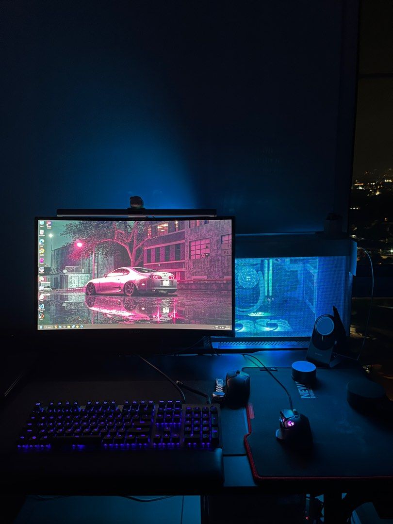 Prism+ X270 pro 27” WQHD 2k 1ms 144hz curved gaming monitor, Computers ...