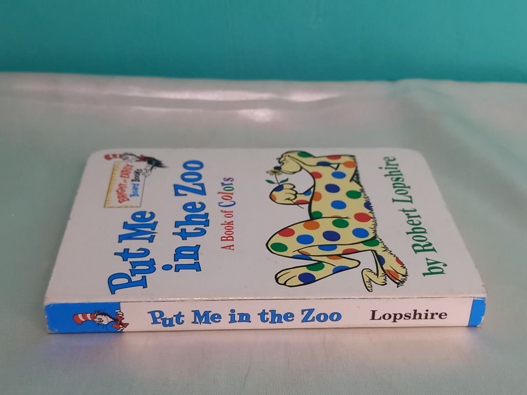 Put Me In The Zoo A Book Of Colors By Robert Lopshire Board Book ...