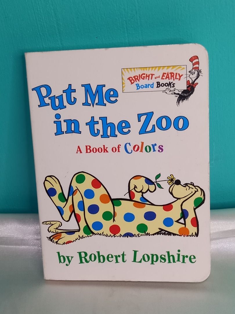 Put Me In The Zoo A Book Of Colors By Robert Lopshire Board Book ...