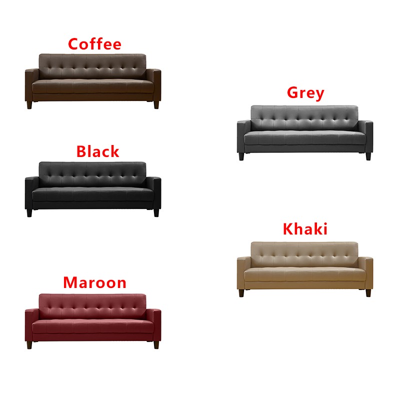 PVC Leather Sofa Free Delivery Free Installation, Furniture & Home ...