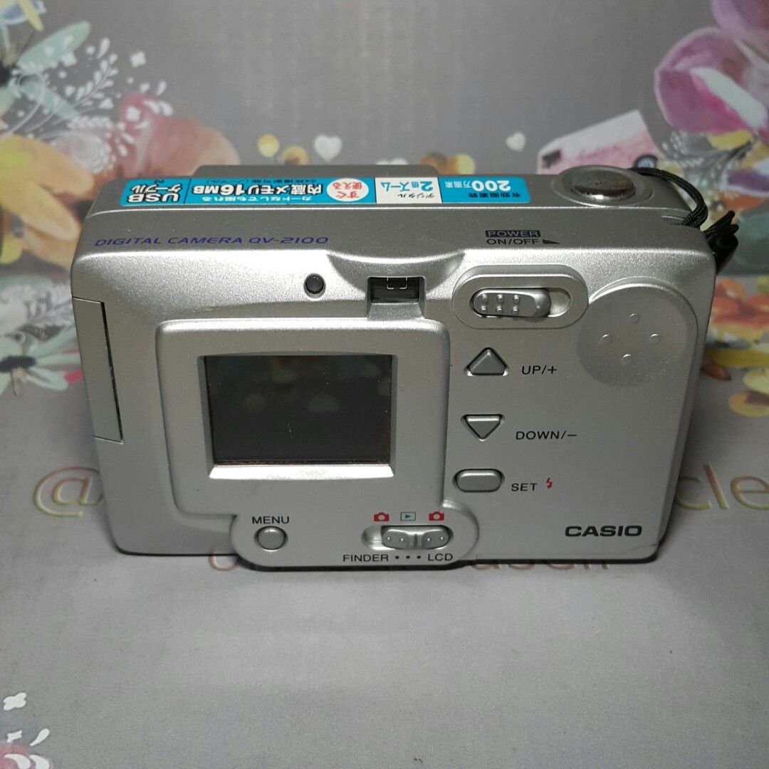 Rare Casio QV2100 Digicam Vintage Vibes, Photography, Cameras on Carousell